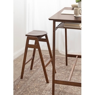 Kate and Laurel Morreau Wood Bar Stool - 17x20x29 - Bed Bath & Beyond ...
