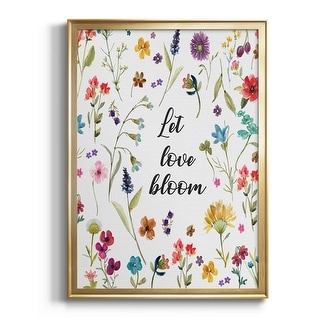 Let Love Bloom Premium Framed Print - Ready to Hang - Bed Bath & Beyond ...