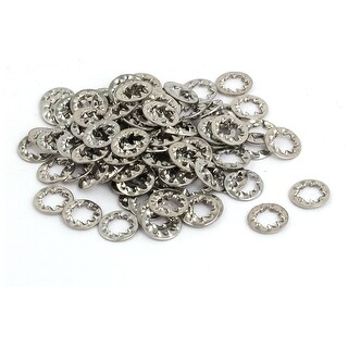 4mm Inner Dia 304 Stainless Steel Internal Serrated Lock Washer Gray ...