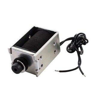 Unique Bargains DC 24V 300g/6mm Open Frame Actuator Linear Pull ...