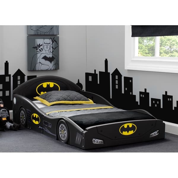 Batman Batmobile Car Sleep and Play Toddler Bed with Attached ...