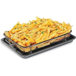 Bakken Swiss Air Fryer Tray Nonstick Crisper Air Fry Basket w/Elevated ...