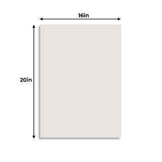 Textured White 16x20 Backing Board - Uncut Photo Mat Board - Bed Bath ...