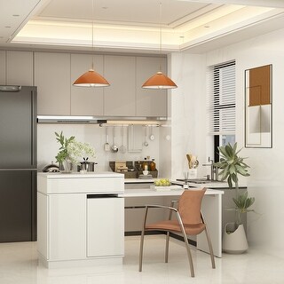 Large Versatile and Spacious Kitchen Island with Ample Storage Space ...