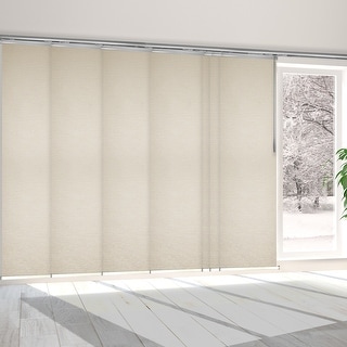 InStyleDesign Opal 7-Panel Single Rail Panel Track Extendable 110"-153 ...