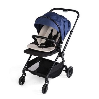 Foldable Compact Travel Strollers 5-Point Harness Infant Stroller w ...