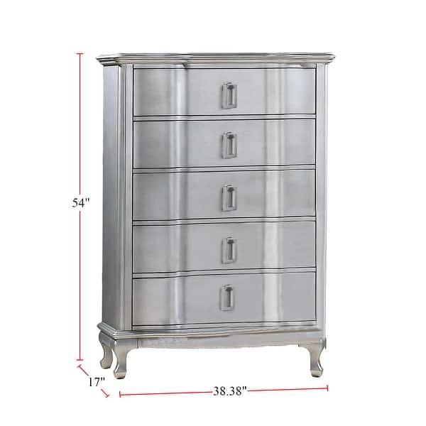 Wooden Chest in Silver Finish - Bed Bath & Beyond - 34615447