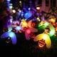 21.3ft Solar Bee String Garden Lights Outdoor Multicolor 30LED - Bed ...