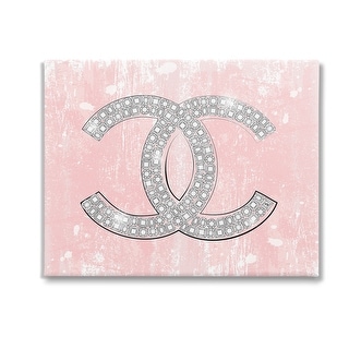 Stupell Black Gleaming Glam Symbol Canvas Wall Art Design by Martina ...