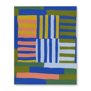 GOUACHE BLOCKS GRID MULTI Canvas Art By Becky Bailey - Bed Bath ...