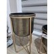 Rizzy Mid-century Pot Planters (Set of 2) - 23.5"H x 13"W x 13"D / 17.5 ...