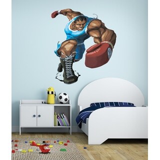 Boxer Wall Decal, Boxer Sticker, Boxing Wall Decal, GYM Decor - Bed ...