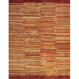 Ahgly Company Machine Washable Abstract Orange Area Rugs - Bed Bath ...
