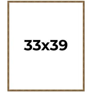 33x39 Frame Gold Picture Frame - Complete Modern Photo Frame Includes ...