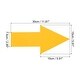 24Pcs Directional Arrow Sticker, 12" Arrow Removable Adhesive Decals ...