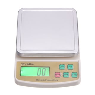 Digital Kitchen Scale 2kg/0.1g Jewelry Scales with Stainless Steel Tray ...