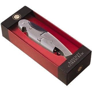 Cork Pops Stainless Steel 5 Inch Ratcheting Corkscrew With Foil Cutter ...