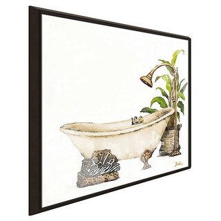 "Le Tub II" Print on Floating Canvas - Bed Bath & Beyond - 36403996