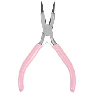 Mini Round Nose Pliers 4.5" Tapered Jaw Precision Fine Plier w Handle ...