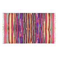 Fabstyles Spectrum Cotton Handmade Area Rag Rug - On Sale - Bed Bath ...