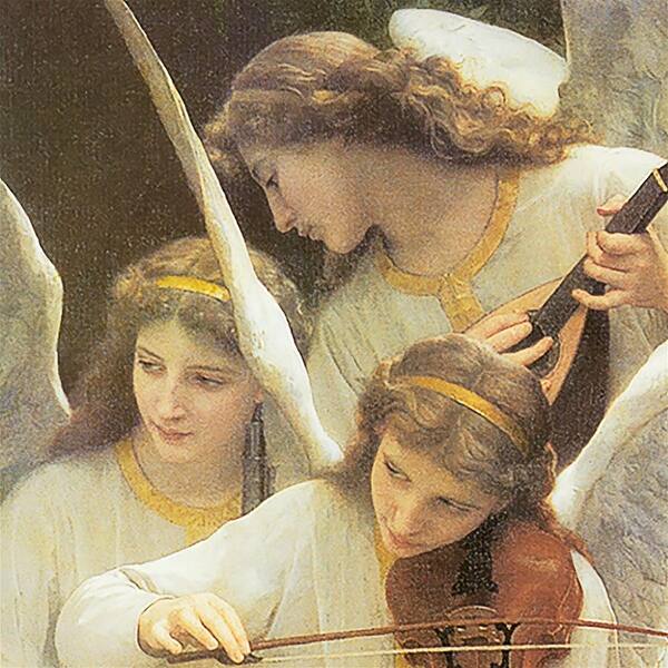 Design Toscano Song of the Angels, 1881: Canvas Replica Painting: Small ...