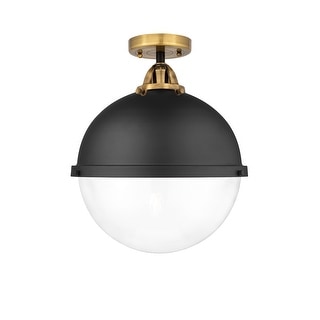 Innovations Lighting Nouveau 2 Hampden - 1 Light 13" Semi-Flush Mount ...