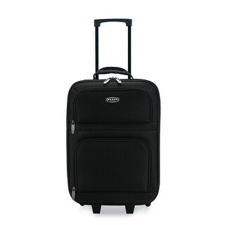 Luggage Meander 19.5" Carry-On Rolling Suitcase with Protective Foam ...