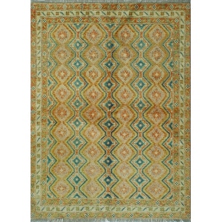 Balochi Verda Rust/Purple Rug - 4'10" x 6'5" - Bed Bath & Beyond - 34940794