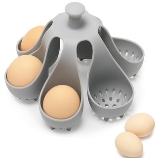 Silicone Egg Boiler Cooker Holds 6 Eggs for Making Soft Eggs - Bed Bath ...