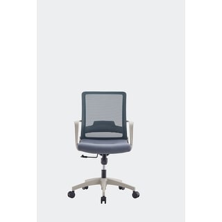 Swivel Adjustable Height Fixed Armrest Office Chair - Bed Bath & Beyond ...