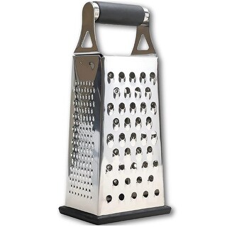 Professional Box Grater for Kitchen, 4 Sided Box Cheese Grater, with ...