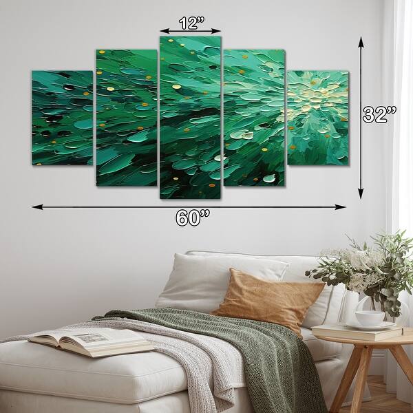 emerald style abstract