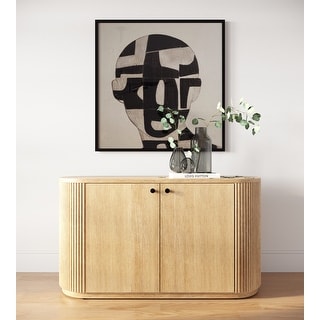 Modrest Jacobson Modern Natural Acacia Buffet - Bed Bath & Beyond ...