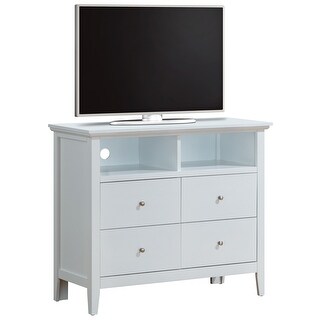 LYKE Home Faye White Media Chest - Bed Bath & Beyond - 31293523