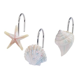 Avanti Linens Coastal Terrazzo Shower Hooks - Multicolor - Bed Bath ...