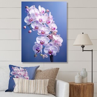 Designart "Purple Orchids Elegance I" Orchids Wall Decor - Bed Bath ...