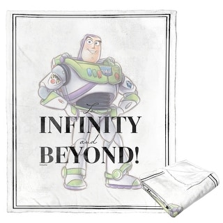 Disney D100 To Infinity and Beyond Silk Touch Throw Blanket - Bed Bath ...