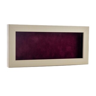 12x24 Shadow Box Frame White Washed Wood - Bed Bath & Beyond - 38795129