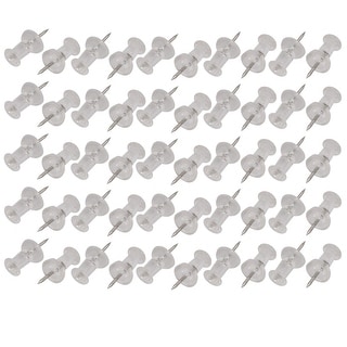 Office Plastic Head Metal Point Stationary Thumb Tack Push Pin Clips ...