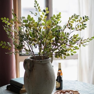 RusticReach Green Tzu Tan Leaf Stem 37" Tall - Bed Bath & Beyond - 37844441