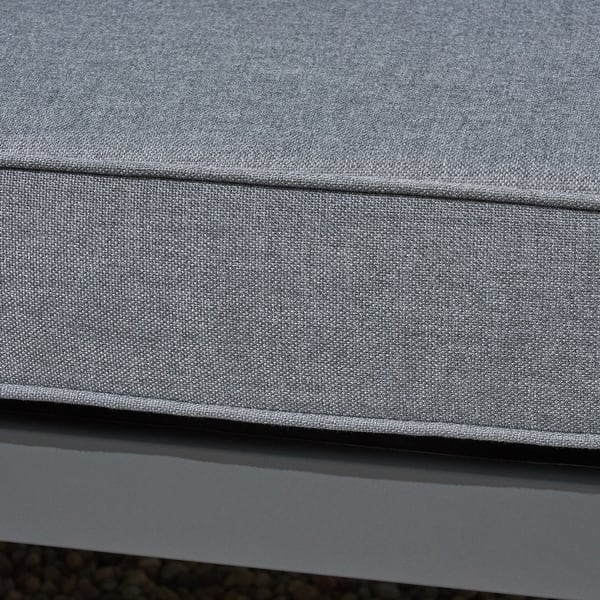 Eldon Outdoor Aluminum V-Shaped Sectional Sofa Set by Christopher ...