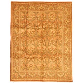 ECARPETGALLERY Hand-knotted Double Knot Copper Wool Rug - 8'0 x 10'4 ...