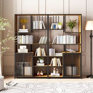 Combined Type Multipurpose Bookshelf, Display Shelf with Enclosed ...