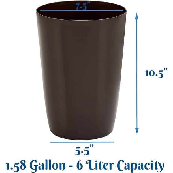 Small Trash Can – Open Top Garbage Cans for Kitchen, Office, Dorm ...