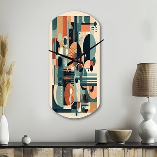 Blue And Orange Minimalistic Artwork II - Abstract Minimalism Large ...