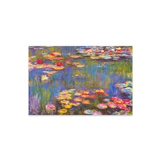 Water Lilies, 1916 Print On Acrylic Glass by Claude Monet - Bed Bath ...