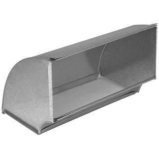 Imperial GV0060-C Galvanized Wall Stack Elbow, 30 Gauge, 3-1/4" x 10 ...