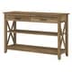 Key West Console Table with Drawers and Shelves by Bush Furniture - Bed ...