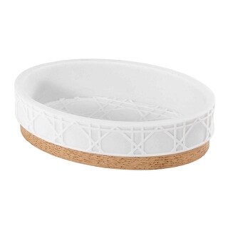 Nicole Miller Lena Soap Dish - White - Bed Bath & Beyond - 43147033