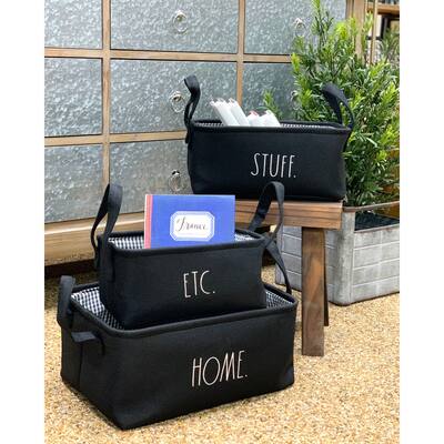 Rae Dunn Storage Set of 3 Organizing Baskets - HOME STUFF ETC ...